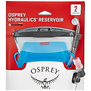 Osprey Hikelite 18 Hiking Backpack, Black & Hydraulics Backpack Water Reservoir