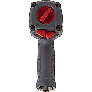 Ingersoll Rand 2235TiMAX 1/2” Drive Air Impact Wrench – Lightweight 4.6 lb Design, Powerful Torque Output Up to 1,350 ft-lbs, Titanium Hammer Case, Max Control, Gray