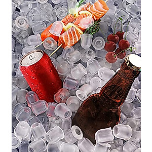 ecozy Portable Ice Maker Countertop, 9 Cubes Ready in 6 Mins, 26 lbs in 24 Hours, Self-Cleaning Ice Maker Machine with Ice Bags/Standing Ice Scoop/Ice Basket for Kitchen Office Bar Party, Black