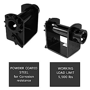 DC Cargo Weld-On Winch for Flatbed Trailer | Heavy Duty Standard Tie-Down Winch
