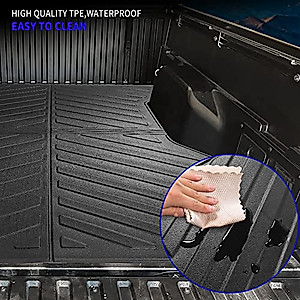 Rongtaod Fit 2005-2023 Toyota Tacoma Bed Mat Truck Bed Liner for 6ft Long Bed 2022 Tacoma Accessories (6 Ft Truck Bed Mat)