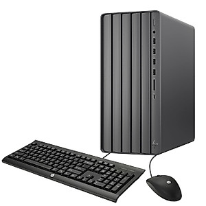 HP 2023 Envy Business Tower Desktop Computer, 13th Gen Intel 16-Core i7-13700 to 5.1GHz, 32GB DDR4 RAM, 1TB PCIe SSD, WiFi 6, Bluetooth 5.3, Wired Keyboard & Mouse, Windows 11 Pro, BROAG HDMI Cable
