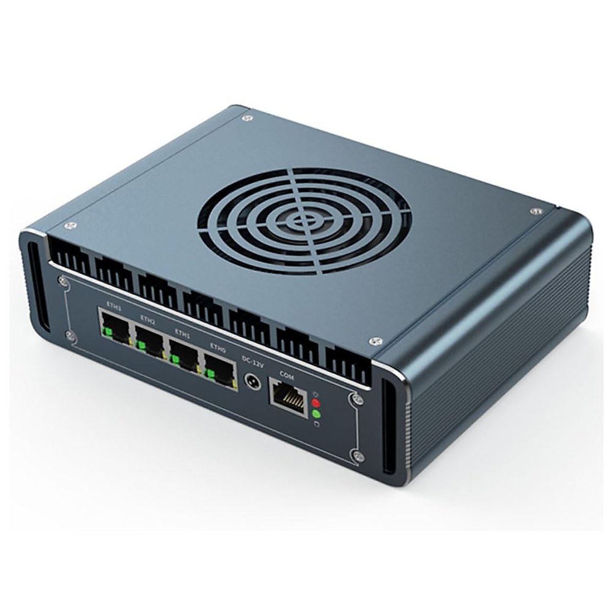 Mini PC, Micro Firewall Appliance, VPN, Router PC, Intel Pentium Gold 8505, 4 x Intel 2.5GbE I226-V LAN, H7-A, AES-NI, HDMI, DP, SIM Card Slot, RJ45 COM, with Fan, No RAM, No Storage