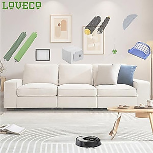 LOVECO 18 Pack Replacement Filter Compatible for iRobot Roomba evo,e,i Series e5 e6 e7 i1 i3 i4 i6 i7 i8 Vacuum Cleaner