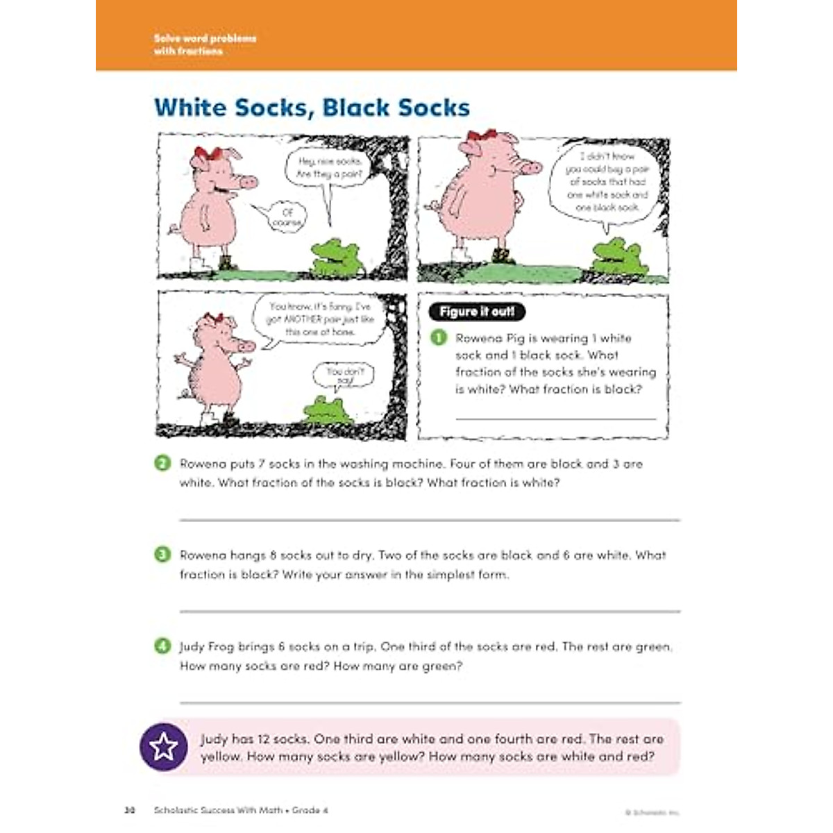 Scholastic Success with Math Grade 4 Workbook