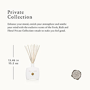 RITUALS Green Cardamom Luxury Oil Reed Diffuser Set - Fragrance Sticks with Cardamom, Mandarin, Amber & Musk - 15.2 Fl Oz