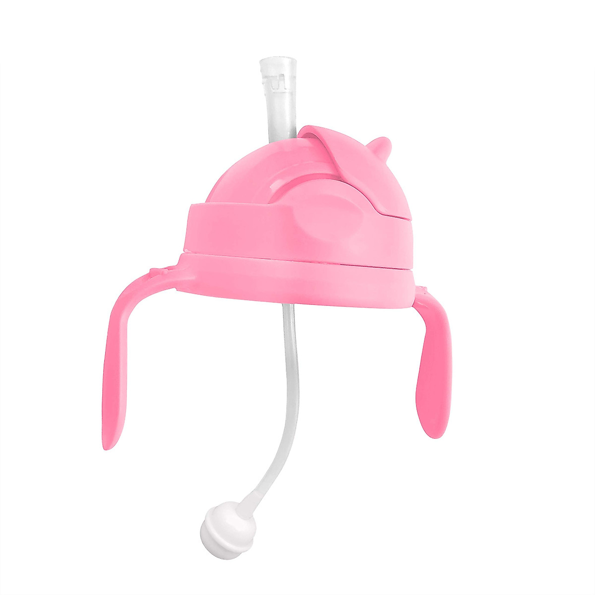 ANPEI 3-in-1 Weighted Straw Sippy Cup Conversion Kit for Comotomo Bottles | Versatile, Leak-Proof - Easy-to-Use Solution for Babies and Toddlers | Compatible with 5oz & 8oz Bottle (Pink)