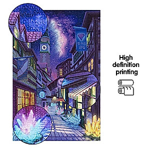 Becko US Puzzles for Adults 1000 Piece Puzzle for Adults Jigsaw Puzzles 1000 Pieces for Adults and Kids (Silent Alley)