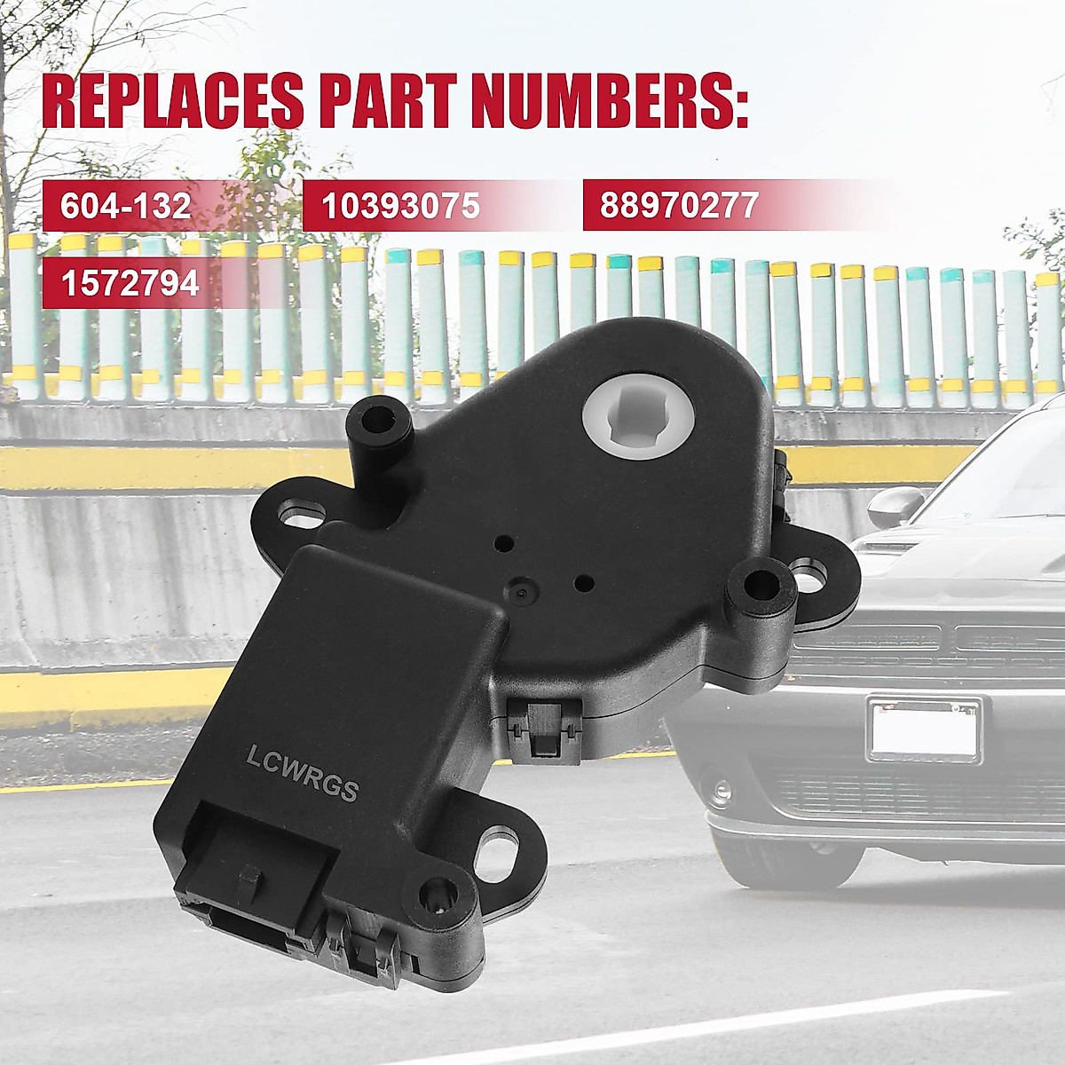 604-132 HVAC Blend Door Actuator Replacement for 2004-2012 Chevy Colorado & GMC Canyon, 2003-2006 Chevy SSR, 2003-2008 Pontiac Vibe, Replace OE# 10393075, 88970277, 1572794