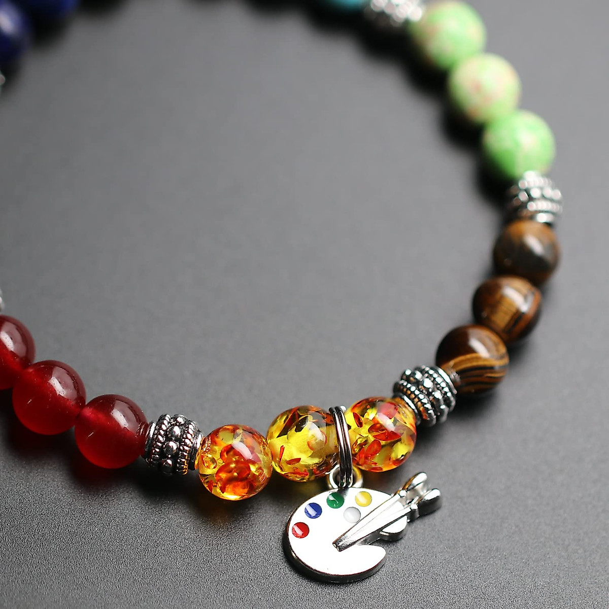 VALAFO Artist Bracelet Gifts for Women a Painter Artistic Bracelets Painters Palette Jewelry Art Artist Bracelet