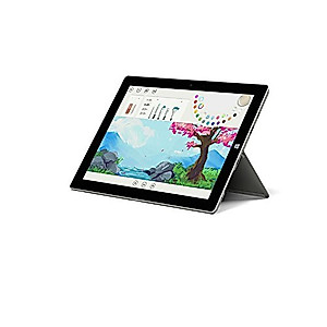 Microsoft Surface 3 Tablet, Intel Atom x7 x7-Z8700, 1.6 GHz, 4 GB, 64 GB SSD, Windows 10, Silver, 10.8 (Renewed)