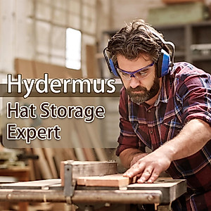 HYDERMUS Cowboy Hat Rack for Wall 2 Pack Modern Cast Iron Cowboy Hat Holder Cowgirl Hat Hanger Western Wall Decor Longhorn Hooks Wall Hooks for Hat Storage and Organization Rust Men's Christmas Gift