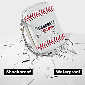 ANKHOH Baseball Football Card Holder Case Compatible with Topps 2021 Baseball Cards Packs, Sports Cards Protectors Storage Box, 400+ Trading Cards Display Binder for PM/MTG/C.A.H and More Collection