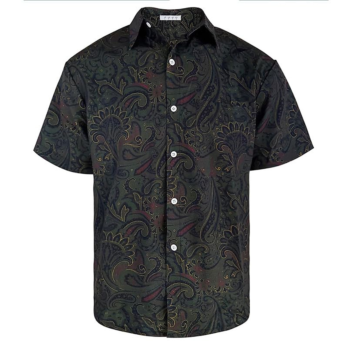 Hawaiian Shirts for Men Casual Beach Summer Shirt Floral Button Down Tropical Holiday Short Sleeve Shirts