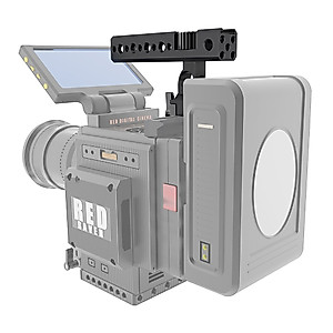 NICEYRIG Quick Release NATO Top Handle with 15mm Rod Clamp, Cold Shoe Mounts for DSLR Camera/Camcorder/Cinema Camera Cage