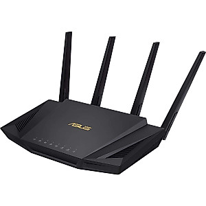ASUS RT-AX58U Dual Band WIFI Router (RT-AX3000) (Renewed)