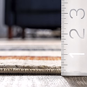 nuLOOM Marita Distressed Geometric Area Rug, 5' x 8', Beige