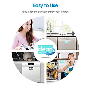 Dishwasher Magnet Clean Dirty Sign - Dishwasher Sign Waterproof and Double Sided Flip with Bonus Metal Plate,Reversible Indicator Works for Dishwasher by A AULIFE