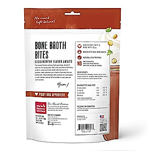 The Honest Kitchen Bone Broth Bites: Roasted with Beef Bone Broth & Sweet Potatoes, 8 oz Bag
