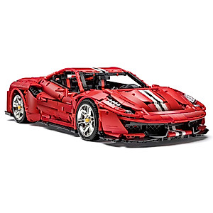 dOMOb Italian Super Car Building Kit – Innovative Stem Toys for 14+ Age Teens & Adults – Realistic Model 1:8 Simulated Build – Original MOC Design – 3236 Pieces or Blocks – for Hobbyist, Collector