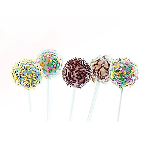 Sweet Creations 100 Count Reusable Plastic Cake Pop Sticks