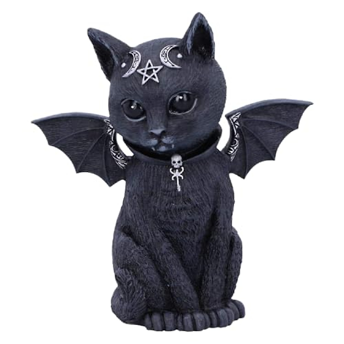 Nemesis Now Cult Cuties Adorable Occult Figurines, Bewitching Evil Spirit Creatures, Hand-Painted, Resin - Malpuss