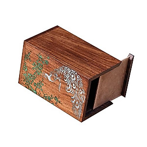 Peacock tree of life Resin Urn Wooden Urn Box Lichtenberg Figure Cremation Urn for Human Ashes Adult Large Funeral urn Ashes Urn for Ashes pet urn fractal burning urn Memorial Urn (LARGE up to 250 lb)