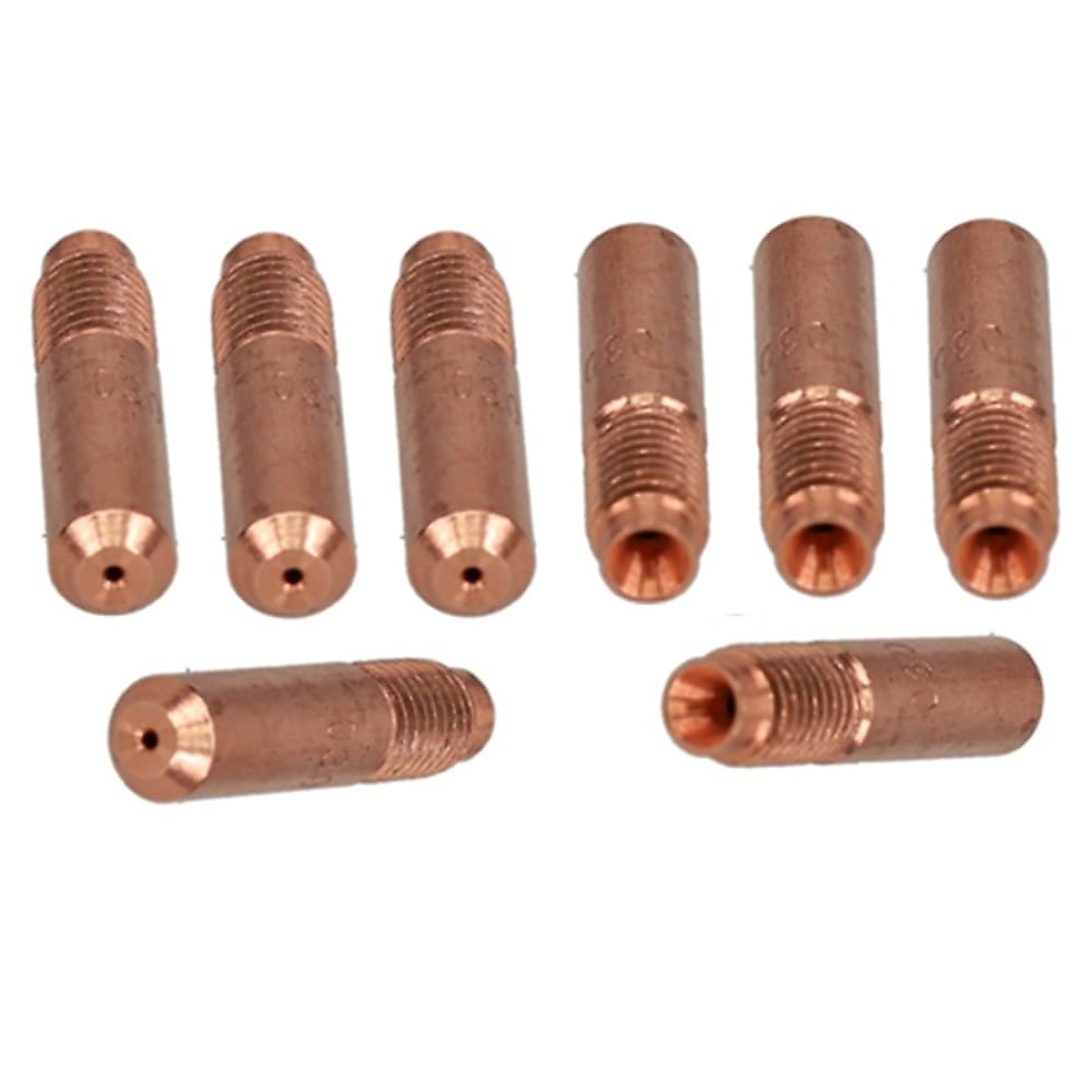 STARTECHWELD 000067 Mig Welding Contact Tips .030" 000-067 for Miller M10 M15 M25 M40 M100 Hobart H9 H10 MIG Weld Guns (Pack of 25)