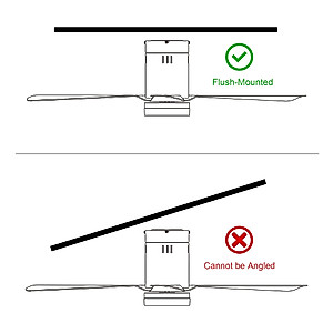 SMAAIR 52 Inch Smart Ceiling Fan with Lights and 10-speed DC Motor, Works with Remote Control/Alexa/Google Home/Siri Shortcut, Dimmable LED Light (White)