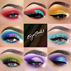 EYESEEK High Pigmented 64 Rainbow Eyeshadow Palette, All in One Gift Sets, Colorful Eye Shadow Plattet Make Up Matte Shimmer Glitter Cosmetics for Halloween Makeup