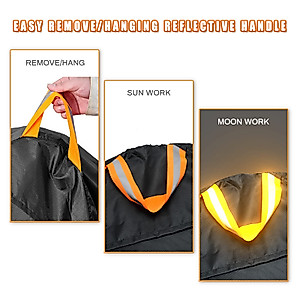 Neverland Waterproof ATV Cover Windproof Trailerable ATV Cover 300D Oxford Heavy Duty Trailer 4 Wheeler Cover Compatible with All Weather Outdoor Indoor Protection Polaris Sportsman Can-Am Yamaha,XL