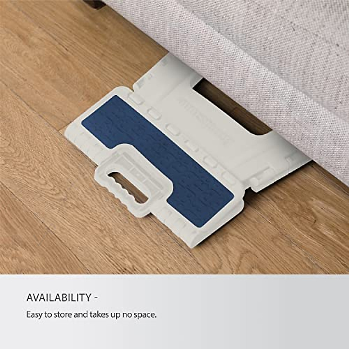 BROOKSTONE 13" Non-Slip Textured Grip Surface, Foldable Space Saving Design, Carrying Handle, Holds Up to 300 Pounds, for Kitchen and Rest of Home