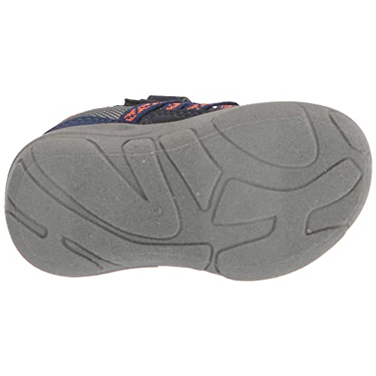 OshKosh B'Gosh Boy's Sevvy Sneaker, Navy/Orange, 4 Toddler