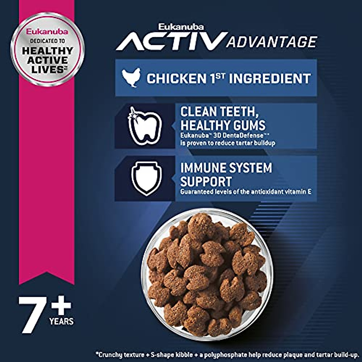 Eukanuba Senior Small Breed Dry Dog Food, 5 lb