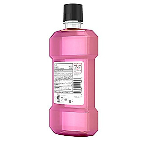 Listerine Smart Rinse Kids Fluoride Anticavity Mouthwash, Pink Lemonade Flavor, 500 mL (Pack of 2)