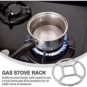 Gas Range Support Rack Stove Stand Pot Holder Coffee Pot Holder Gas Range Burner Grate Gas Oven Burner Grates Pan Holder Stand Stove Rack Milk Pot Holder Cast Iron Furnace Rack