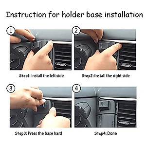 musttrue LUNQIN Car Phone Holder for 2017-2020 Nissan Armada Auto Accessories Navigation Bracket Interior Decoration Mobile Cell Phone Mount