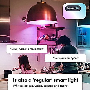 LIFX Clean, A19 1100 lumens, Full Color with Antibacterial HEV, Wi-Fi Smart LED Light Bulb, No Bridge Required, Compatible with Alexa, Hey Google, HomeKit and Siri (2-Pack)