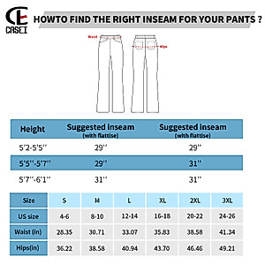 Women's Yoga Dress Pants Bootcut Stretchy Work Slacks Office Business Casual Golf Pant with 4 Pockets,31" Inseam Black S