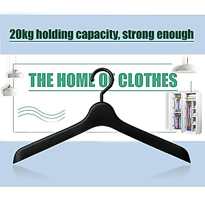 menolana 4 Pack of Sturdy Scuba Diving and Surfing Wetsuit Hangers - Black, 20kg Holding Capacity