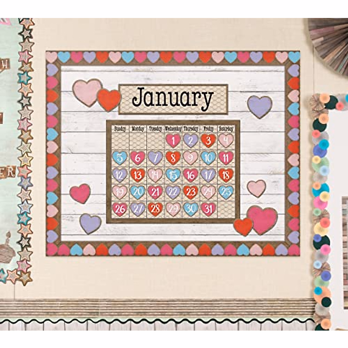 Teacher Created Resources Home Sweet Classroom Hearts Accents - Assorted Sizes (TCR8465)