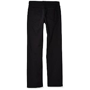 Amazon Essentials Men's Straight-Fit Stretch Jean, Black, 28W x 28L