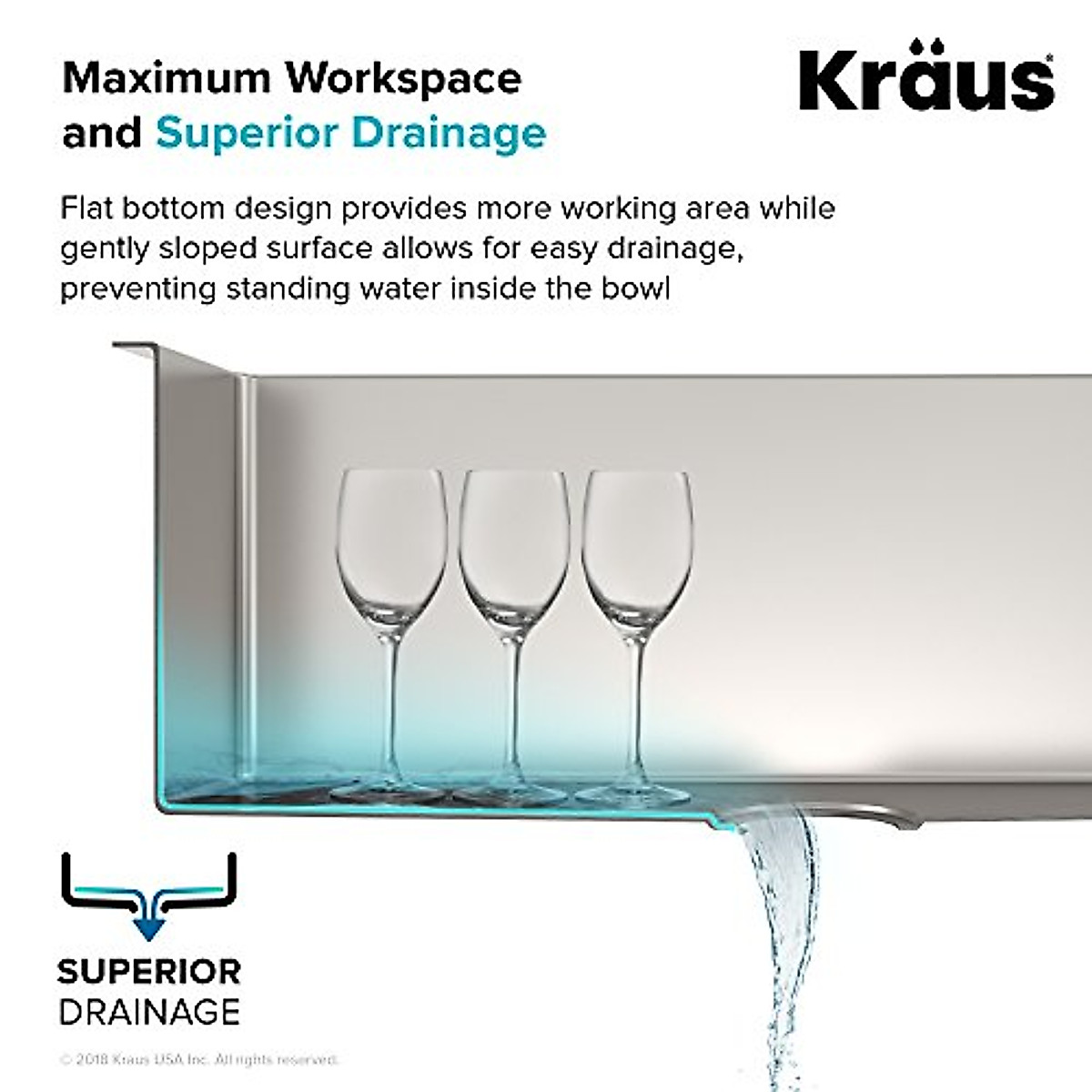 KRAUS 23-inch 16 Gauge Standart PRO Kitchen Sink Combo Set with Bolden 18-inch Kitchen Faucet and Soap Dispenser, Stainless Steel Chrome KHU101-23-1610-53SSCH