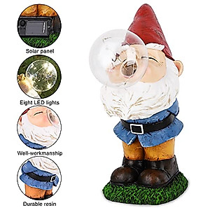VAINECHAY Garden Gnomes Decor Statues - Gnomes Garden Decorations Funny Statues Outdoor Funny Knomes Large Outside Figurines Yard Ornaments