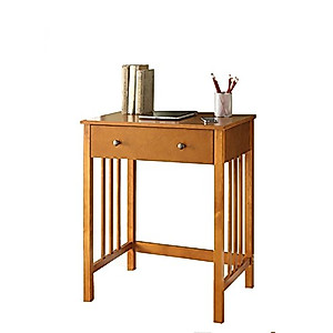 Convenience Concepts Designs2Go Mission Desk with Keyboard Drawer, Oak