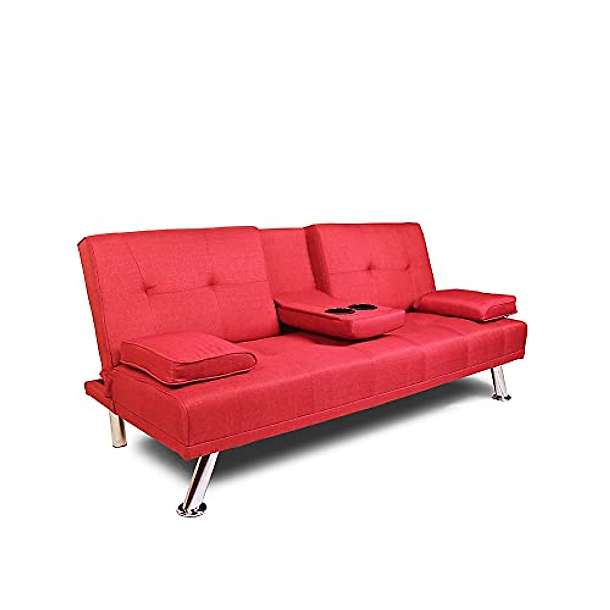 LTT Futon Sofa Bed, Sleeper Sofa, Folding Sofa Bed Dual-Purpose Multi-Functional Folding Bed Suitable for Small Space Configuration Apartment Dormitory