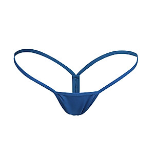 Justgoo Womens Sexy G-String Micro Back Thongs Panties Underwear Low Rise T-Back Underpants
