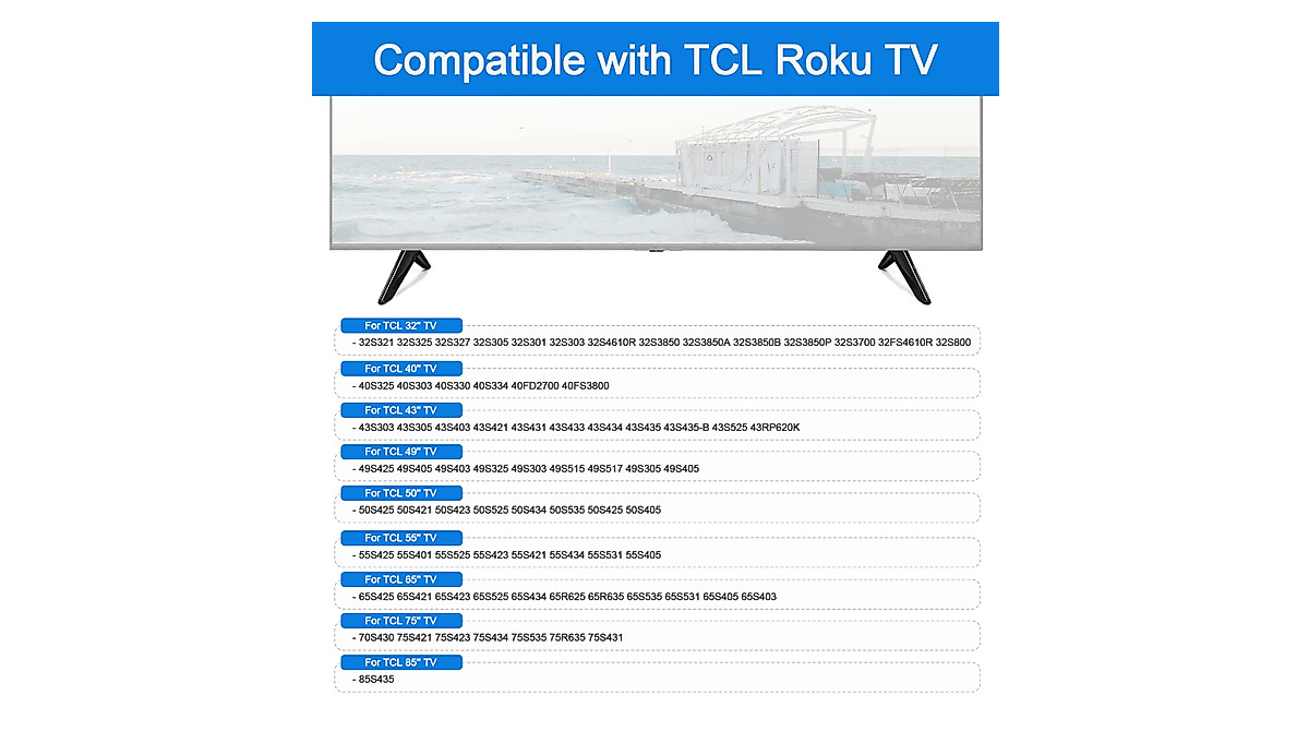Upgrade Your TV Stand Legs for TCL & Samsung Smart TVs | Durable & Strong