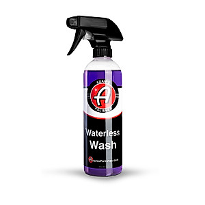 Adam's Waterless Wash (16oz) - Car Cleaning Car Wash Spray for Car Detailing | Safe Ultra Slick Lubricating Formula for Car, Boat, Motorcycle, RV | No Garden Hose, Wash Soap, or Foam Cannon Needed