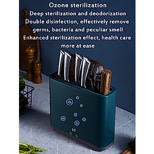 Knife Holder Chopping Board Cutlery Tableware Cleaner, Small Household Drying Chopping Board Cutlery Organizer, One-Key Start, 316X282x111mm